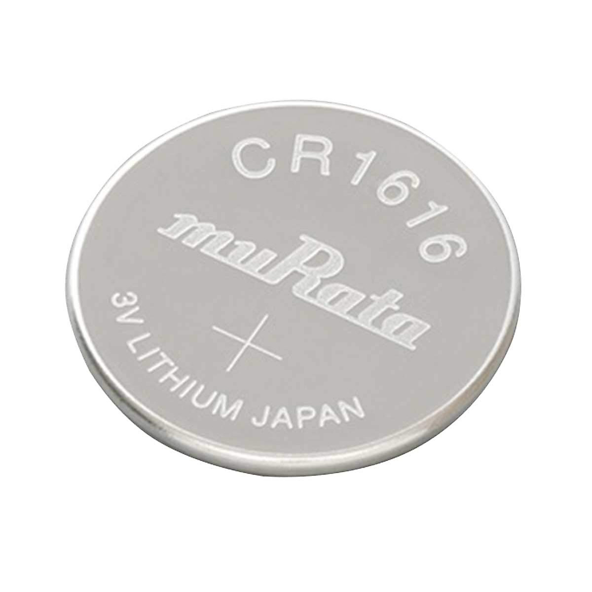 Murata CR1616 Battery DL1616 ECR1616 3V Lithium Coin Cell (100 Batteries)