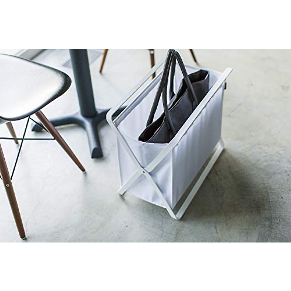 YAMAZAKI home Tower Storage Hamper White