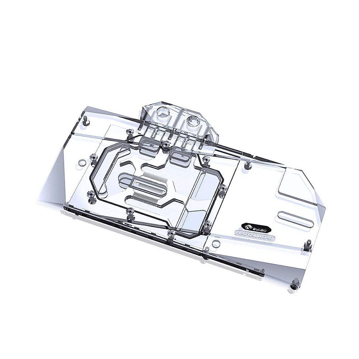 Bykski Copper GPU Water Cooling Block GPU Waterblock Graphics Card Water Cooling Block For XFX Radeon RX6900XT RX6800XT Speedster Merc 319 (5V ARGB RBW Aura Effect LED Lights GPU Block With Backplate)
