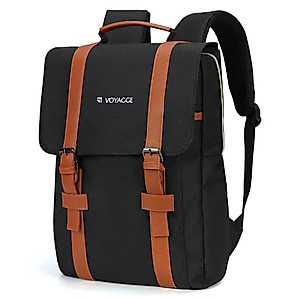 VOYAGGE Big Student Backpack - School, Travel, Business, or Work Bookbag with 15-Inch Laptop Compartment Black