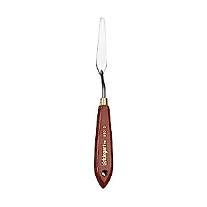 KINGART 910-3 Tapered TROWEL PALETTE KNIFE and Painting Tool for Scraping, Mixing and Painting with Oil and Acrylic Paints