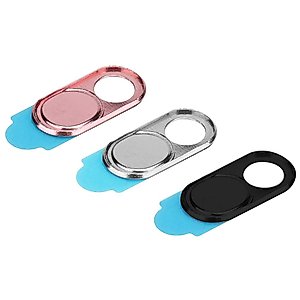 ♂Valentine's Day Present♂Easy to Install Webcam Protect Sticker, Camera Protect Sticker, for Phone Smartphone Len(Silver and Black Powder Mixed Color)