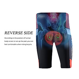 Lixada Men's Cycling Jersey Short Sleeve with Padded Shorts Quick-Dry Summer Short Bike Clothing Bicycle Shirts Pants Set