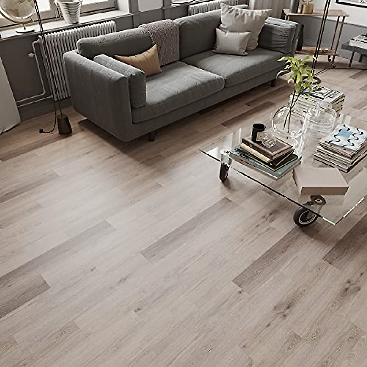 Selkirk PVC Vinyl Flooring Planks LVT Tiles Glue Down 6 Colors SK71007 Sample