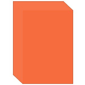 50 Sheets Orange Cardstock 8.5 x 11, 250gsm/92lb Orange Paper Thick Paper Cardstock Paper for Crafts, Christmas Cards Making, Invitations, Printing, Drawing, Scrapbook Supplies