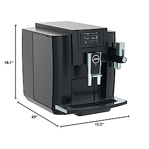 Jura E8 (NAA) 4th Gen Automatic Coffee Machine (Piano Black)