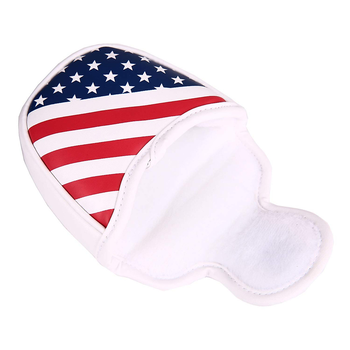 USA Stars and Stripes Magnetic Closure Golf Mallet Putter Head Covers for Odyssey Scotty Cameron Golf Builder