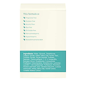 Aveeno Calm + Restore Triple Oat Hydrating Face Serum for Sensitive Skin, Gentle and Lightweight Facial Serum to Smooth and Fortify Skin, Hypoallergenic, Fragrance- and Paraben-Free, 1 fl. Oz