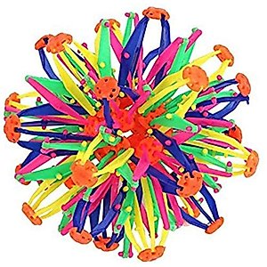 Colorful Inflatable Ball Expandable Magic Ball Large Expansion Ball Suitable for Children This Toy Ball relieves Stress and Anxiety Boys and Girls Birthday Toys