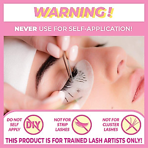 MIYA LASH Ultra Bond Eyelash Extension Glue | Professional Use | 8 Weeks Retention | 1-2 Sec Dry Time | Volume & Classic Individual Lash Adhesive | Super Strong Bond Lash Extension Glue 5ml Salon Use