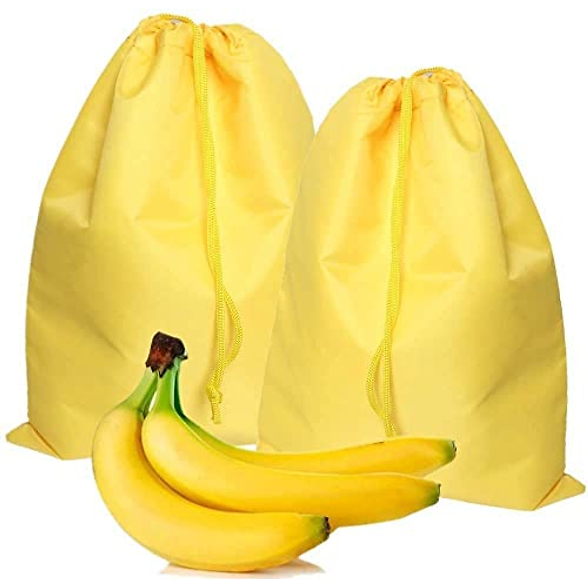 MORSNE yellow banana bags prevent ripening,banana storage freshness bag-looking lightweight convenient veggie bag washable durable (YELLOW-1 pack)