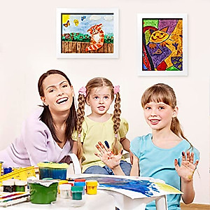 Fosdonge Hold 150 Pcs 8.5x11 Kids Artwork Frames Changeable Placing or Hanging, Front-Opening Kids Art Frame, Childrens Art Project Frames for 3D Picture, Crafts, Hanging Art