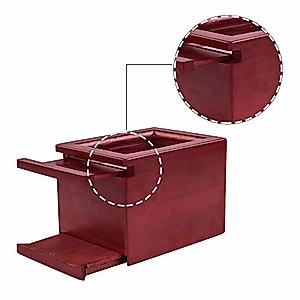 Pet Wood Urn, Pet Urn Peaceful Pet Memorial Keepsake Urn, Photo Box Pet Cremation Urn, Dog Urn, Cat Urn, Small Animal Urn (Medium)