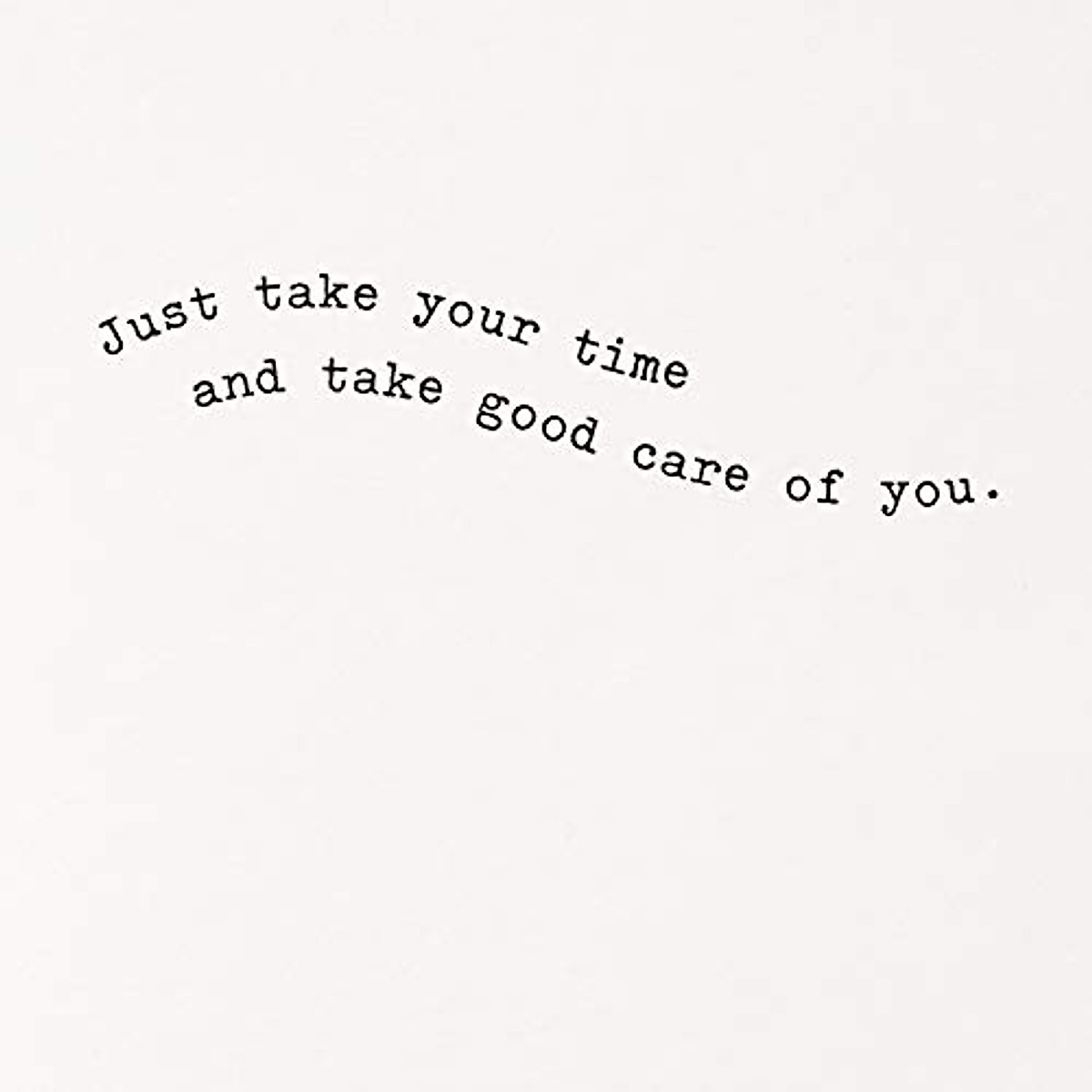 Hallmark Get Well Card (Turtle Floating)