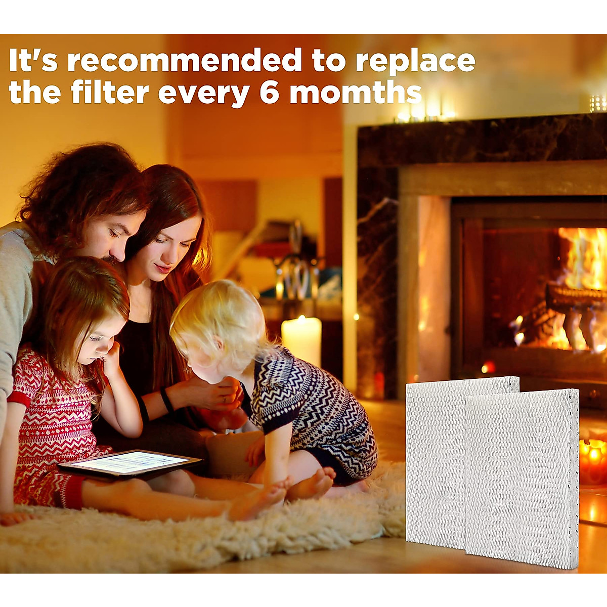 Freeboy Paper 35 Water Panel Humidifier Filter Replacement for Aprilaire 35 350, 360, 560, 560A, 568, 600, 700, 760, 768 Humidifiers, 10" W x 13" H - 2 Pack