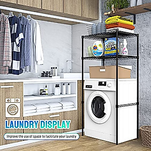 Suprima Adjustable Shelving - Mini Shelf Supreme, Metal Organizer with Leveling Feet Adjustable Shelves for Bathroom Kitchen Garage Living Room (17.7" L x 23.6" W x 52.4" H)