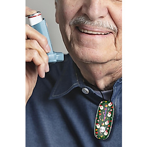 Timeage Personal Air Purifier,Timeage Portable Air Purifier Necklace, Negative Ions,Wearable Outdoor, Good Gift for Christmas and Birthday Green Pattern