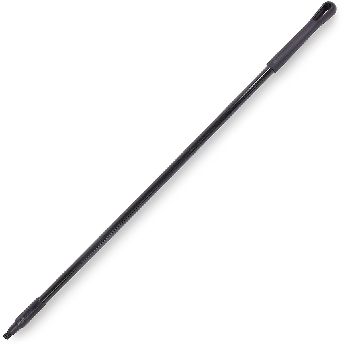 SPARTA 41225EC03 Fiberglass Broom Handle, Mop Handle, Replacement Handle With Acme Threaded Tip For Commercial Cleaning, 48 Inches, Black