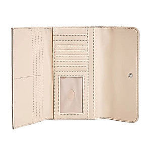 GUESS Women's Cydney Quilted Large Organizer Wallet Clutch Bag - Pink