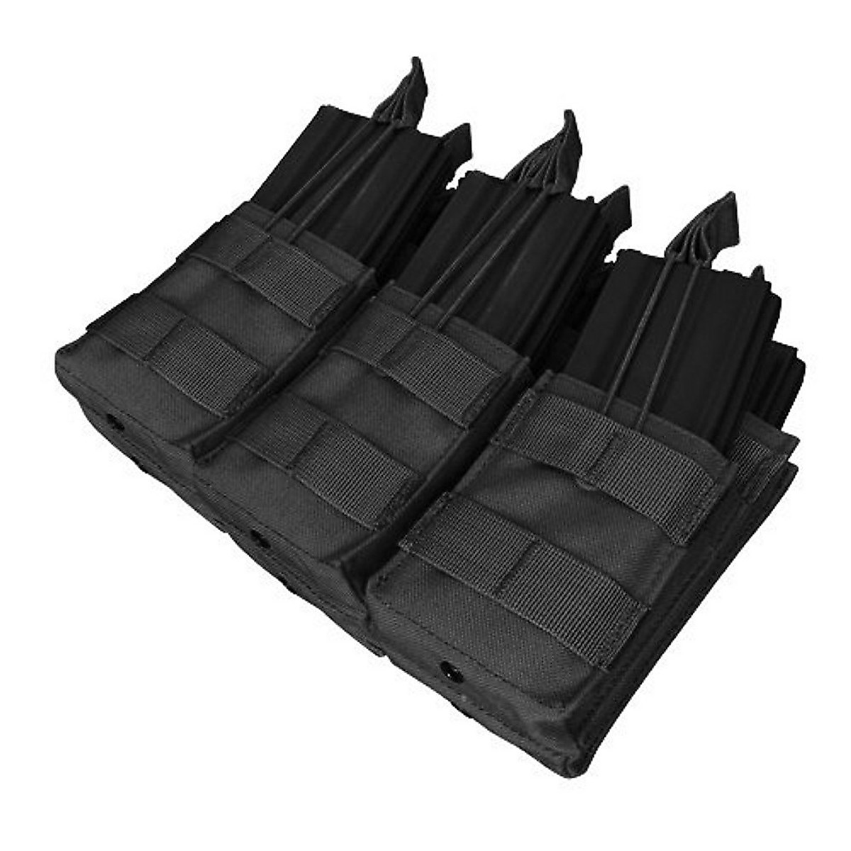 Condor Tactical MOLLE Triple Stacker Tactical M4 Mag Pouch - Black