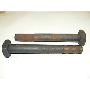 7/8"-9 x 7" Square Head Machine Bolts - Plain Steel Finish - Lot of 5 Pcs. HQ