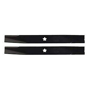 Stevens Lake Parts Set of 2 New Heavy Duty Blades Fits AYP, Fits Craftsman, Fits Husqvarna, Fits Poulan, Fits Sears, Universal 195-019, 24676, 340-066, 42" Deck