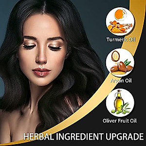 MONTE LUNA COSMTEK Black Hair Dye Shampoo for Gray, Natural Hair Dye Shampoo for Women & Man, 3-In-1 & Semi-Permanent, Herbal Ingredients & Ammonia-Free, Fast Acting and Long Lasting, 16.9 fl oz