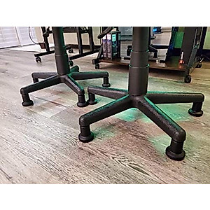 10pcs Chair Glides to Replace Casters, 6cm Height Office Chairs Stationery Office Replacement Chair Without Wheels and High Bell Glides