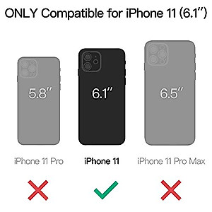 ZVastt iPhone 11 Case iPhone 11 Phone Case Liquid Silicone Soft Gel Rubber Cover Microfiber Lining Anti-Scratch Durable Full Body Shockproof Protective Phone Cases for iPhone 11 6.1", Forest Green