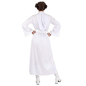 STAR WARS Adult Princess Leia Hooded Costume, Womens Halloween Costume - Officially Licensed Medium