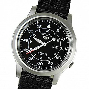 Seiko SNK809K2 Men's Watch Stainless Steel Seiko 5 Military Automatic