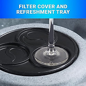 Essential Hot Tubs 34-Jet Lakeside EX Hot Tub, Seats 5, Lounger Seating with 2 Oversized 14-Port Jets, Powered by 5-Peak HP Pump, Gray Granite/Charcoal Gray