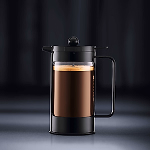 Bodum Bean 8 Cup French Press Coffee Maker, 34-Ounce, Black