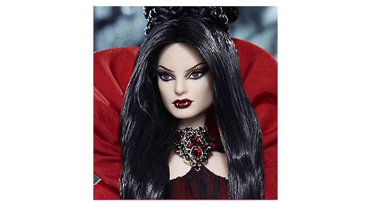 Rare Barbie Haunted Beauty Vampire Doll - Gold Label Collectible
