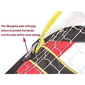 Kidodo Soccer Goal for Backyard Kids Soccer Goals for Kids pop up Soccer Goal net for Toddler Goal net Targets Portable Soccer Goal net Mini Soccer Goal Training Football 1 Goal