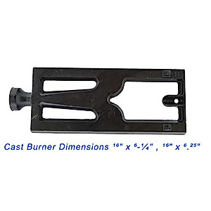 Lynx CS30, L27, L30, L30PSP, L36, L42, L54, L5430, L54PS, LBQ27, LBQ36, LBQ48, LCB1, LCB2, LDR18, LDR21, LDR27, LDR30, LDR36, LDR42 Replacement Cast-Iron Grill Burner