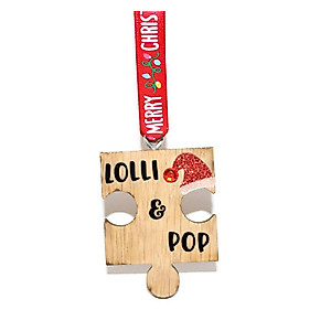 Hiding Place Boutique, Handmade Puzzle Teacher Ornament, Autism Kindergarten Classroom Christmas Personalize Pre K Gift Graduation Elementary Retirement Squad Crew Lunch Science Math Reading Writing