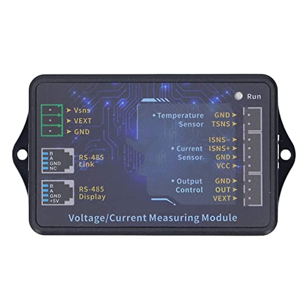 Deosdum Battery Monitor Good Conductivity Copper ABS 2 Way Capacity Shunt Battery Indicator