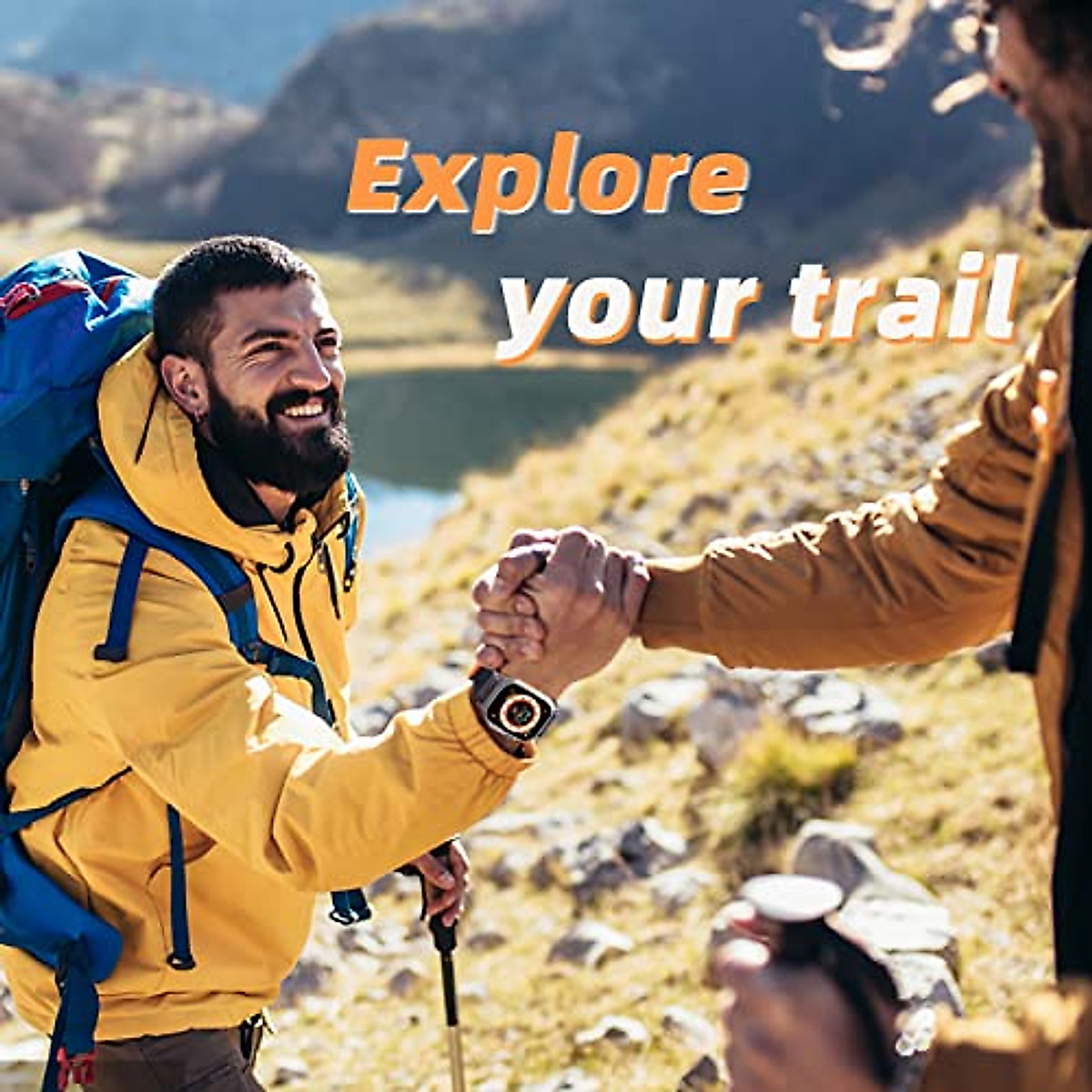 Rubinom Trail Loop Compatible with Apple Watch Ultra Band 49mm 45mm 44mm 42mm 41mm 40mm 38mm Men Women, Soft Braided Weave Nylon Sport Wristbands for iWatch Ultra 2 Series 9 8 7 6 5 4 3 2 1 SE