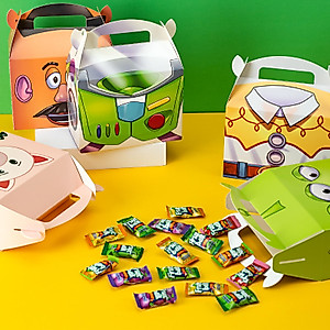 Toy Birthday Party Supplies,16Pcs Gift Boxes,Game Theme Style Party favors,Best for Fill Up the Birthday Gift Bags（8 style）