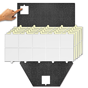 EGINO 60 Pack Double-Sided Adhesive Tape for Acoustic Soundproofing Foam Panels Strong Pad Mounting, Heavy Duty Wall Adhesive Squares