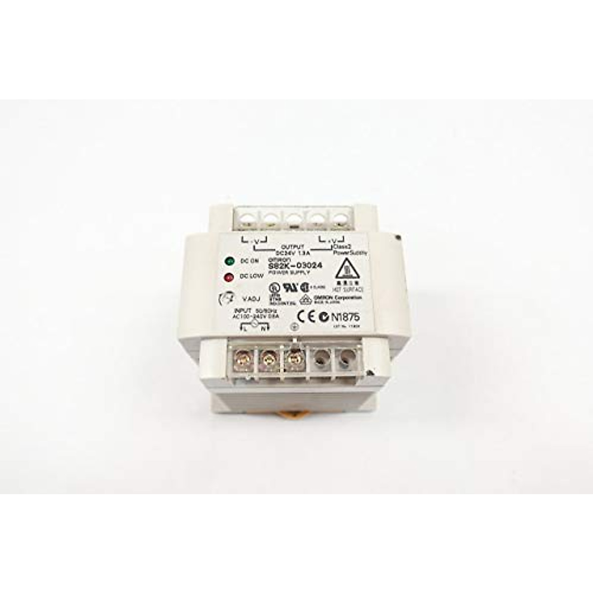 OMRON S82K-03024 Power Supply 100-240V-AC 1.3A AMP 24V-DC