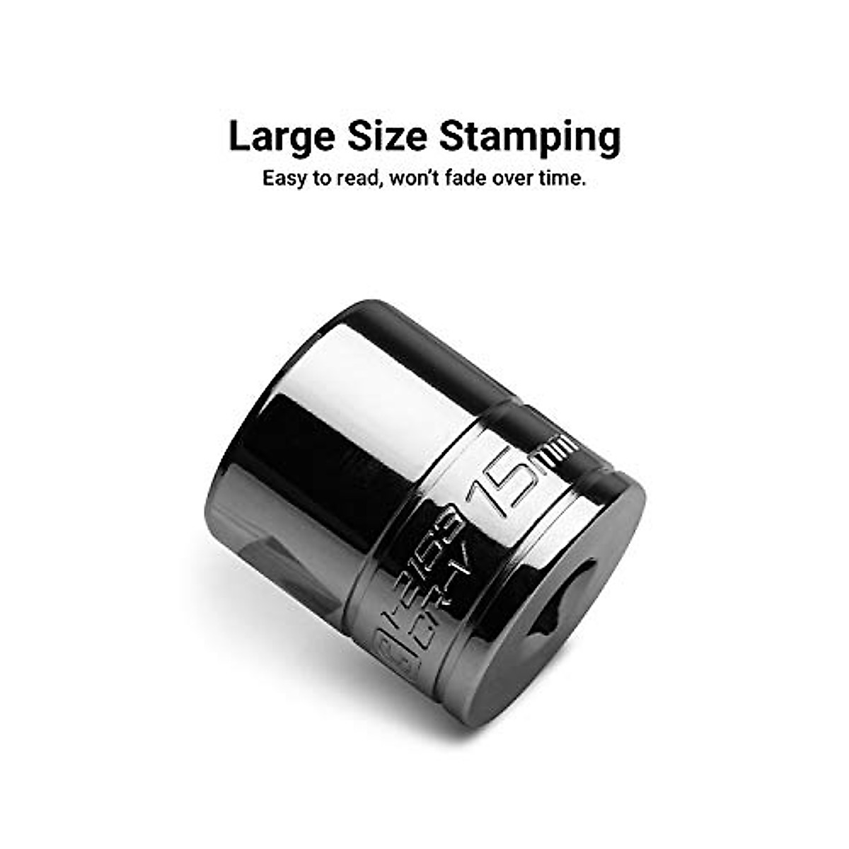 Capri Tools 17 mm Shallow Socket, 3/8-Inch Drive, 6-Point, Metric