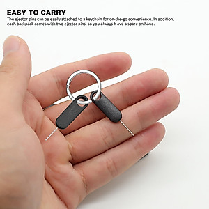 YOASIUX Collection Sim Card Tray Remover Eject Pin Key Tool for iPhone iPad Samsung Galaxy Smart Phone/Tablet and More sim Card Tool (8 Pack)