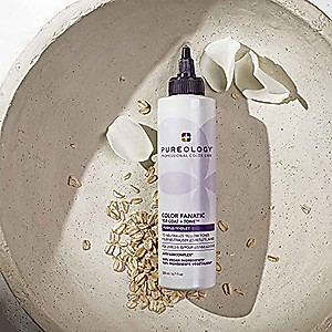 Pureology Color Fanatic Top Coat + Tone Purple, Pre-lightened light blonde to dark blonde, Rose, floral ginger & cedarwood, 6.7 fl. oz.