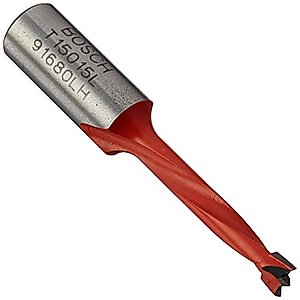 BOSCH T15015 Hinge Boring Bit Carbide Tipped LH, 5MM