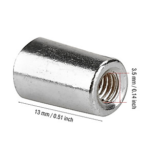 Guitar Switch Knob,Guitar Pickup Switch Tip, Guitar Toggle Switch Selector 3Pcs Copper 3 Way Toggle Switch Knob Tip for LP EPI Electric Guitar Accessory(3.5mm Silver)