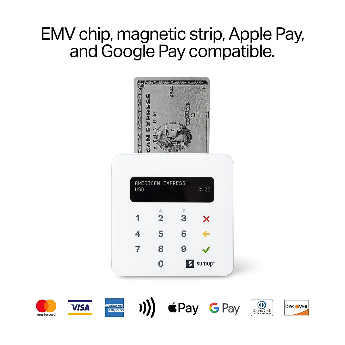 SumUp Plus Card Reader - NFC RFID Credit Card Reader