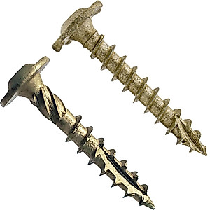 Jake Sales #14 x 1-1/2" Construction Lag Screw Exterior Coated Torx/Star Drive Heavy Duty Structural Lag Screw Far Superior to Common Lag Screws (100 Screw Count) Modified Truss Washer Head