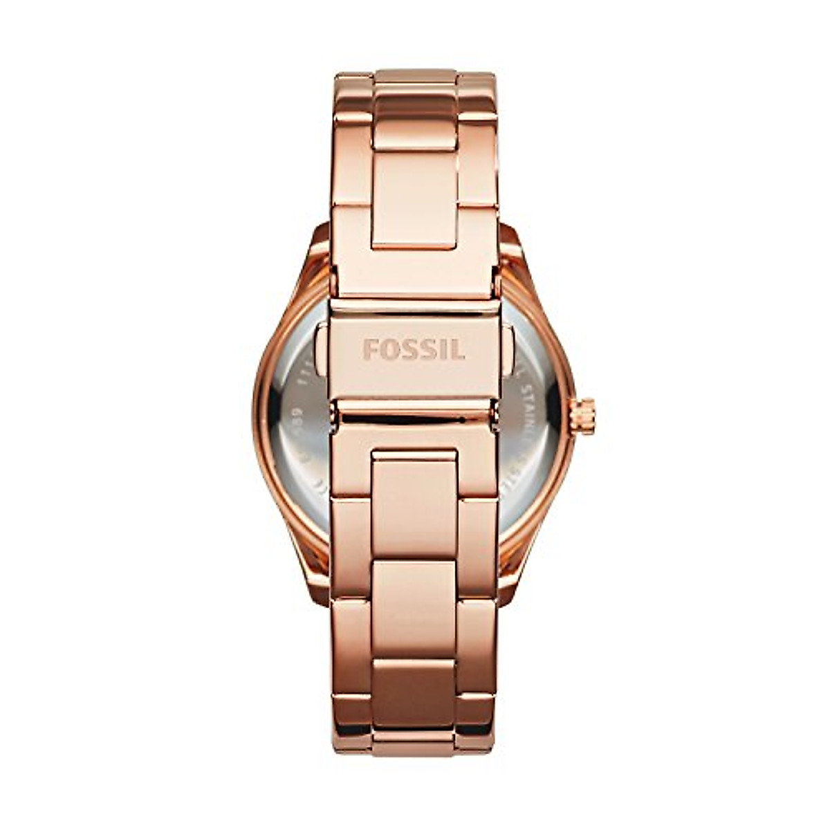 Fossil Women's Stella Quartz Stainless Steel Multifunction Watch, Color: Rose Gold Glitz (Model: ES3590)